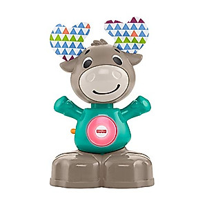 Fisher-Price Linkimals Musical Moose - Interactive Educational Toy with Music and Lights for Baby Ages 9 Months & Up