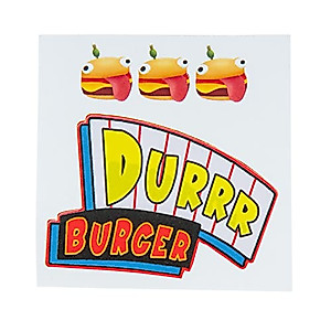 FORTNITE FNT1059 Durrr Burger Food Truck TRUCK-9-Inch Feature Vehicle with 2.5-Inch Articulated Beef Boss Figure