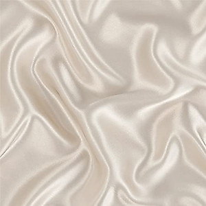 Bedsure Satin Pillowcase for Hair - Beige Satin Pillow Cases Standard Size with Zipper 2 Pack, Similar to Silk Pillow Cases for Skin, Silky & Soft Pillow Covers, Gifts for Her or Him, 20x26 Inches