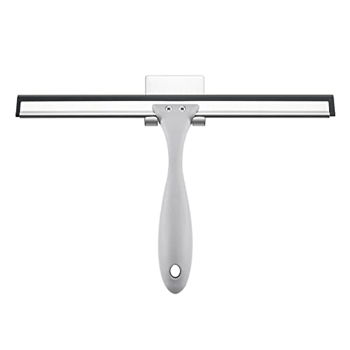 AmazerBath Squeegee for Shower Glass Door, Shower Squeegee for Glass Doors - All-Purpose Squeegee with Hook for Shower Doors, Windows, Mirrors, Tiles and Car Glass, 10 Inches