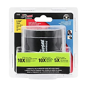 Disston QUICKCORE 2 3/4" TCT Tungsten Carbide Tipped Hole Saw 10X Faster CORE Ejection Quick Change E0100186