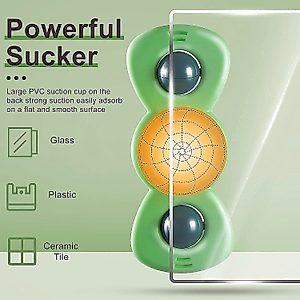 Chylldem Spinning Top Toys with New Upgrade Suction Cup for 6+ Month Boys and Girls, Baby Rattle Toy Set and Gifts for Babies, Crab, Turtle, Dolphin - 3 Count (Pack of 1)