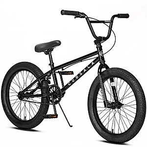 cubsala Freestyle BMX Bike, 18 Inch Kids Bicycle for 5-9 Years Old Kids and Beginner Level Rider, Black