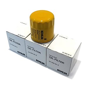 Kohler Oil Filters 52 050 02-S 5205002-S for Lawn Mowers, Pack of 3