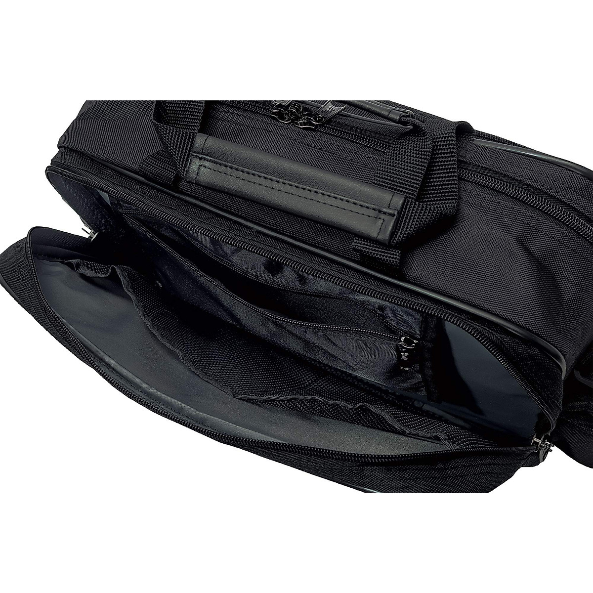 Hopkins Medical Products Home Health Shoulder Bag, 600D Waterproof Exterior, Large Storage Compartments, Removable Adjustable Shoulder Strap, 14x11.5x8