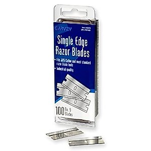 GARVEY Jiffi, Heavy Duty, Single Edge Blade (Cut-40474), Silver