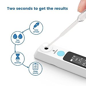 FJDynamics Digital Brix Refractometer for Brewing 0-32%, High Precision with App, Easy to Use/Read/Calibrate for Home Making Wine/Juice, Brewing Beer, Fruits, Resolution 0.05%, with ATC 5-45°C