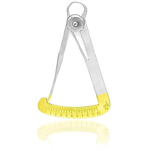 AAProTools Stainless Steel Inside Calipers Gauge Measuring Golden Caliper 0-10mm - Diamonds Jewelry Measure Tools