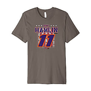 NASCAR - Denny Hamlin - Flag Premium T-Shirt