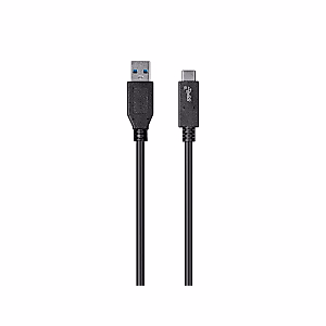 Monoprice USB Type-C to USB Type-A 3.1 Gen 2 Cable, 10Gbps, 3A, 30AWG, To Use with Samsung Galaxy S9 S8 Note 8 Pixel, LG V30 G6 G5, Nintendo Switch, and more 1 Meter (3.3 Feet) Black - Select Series