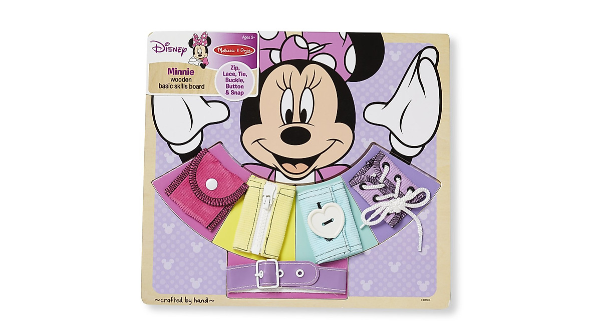Minnie Mouse Wooden Skills Board - Fun for Kids