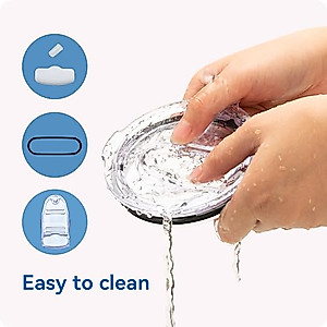 Prurex 20 oz Replacement Lid Spill Proof Splash Resistant Slider Lids for Yeti Rambler, BJPKPK and More,Straw Friendly,BPA-free(2 pack)