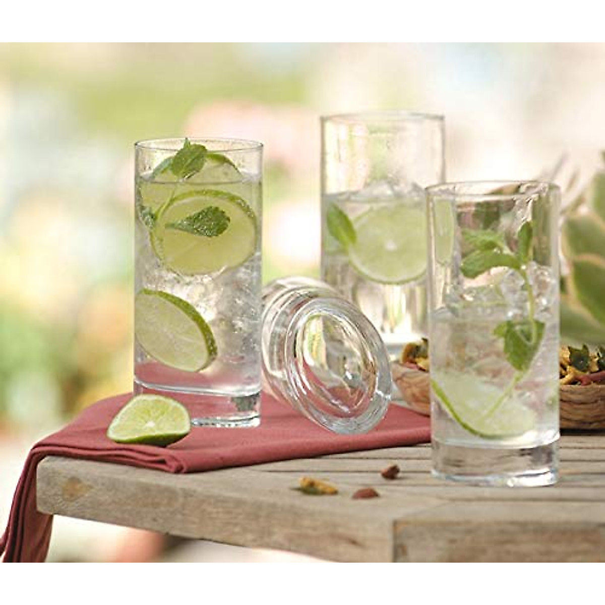 Luigi Bormioli, us kitchen, LUIG9 Veronese 14.5 oz Beverage Glasses, 6 Count (Pack of 1), Clear