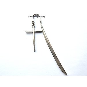 Cross Bookmark Unique Bookmark Bookworm Gifts Cute Bookmark Book Club Gifts Handmade Bookmark Bookish Gift Book Lover Metal Bookmark