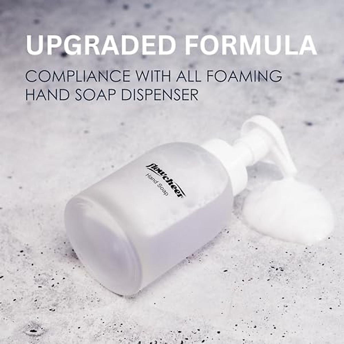 flowcheer Foaming Hand Soap Tablet Refills-12 pack Makes 96 fl oz (12 x 8 fl oz Bottles)-Sweet Orange Fragrance Soap Refills Tablets for Using With Foaming Hand Soap Dispenser(Not Included) Only