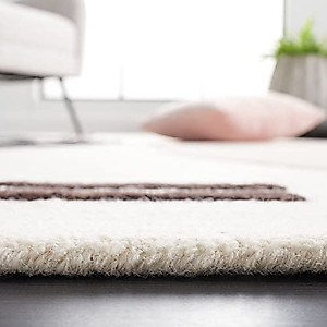 Safavieh Rodeo Drive Collection 3' x 5' Ivory/Blush RD860U Handmade Mid-Century Modern Abstract Wool Area Rug