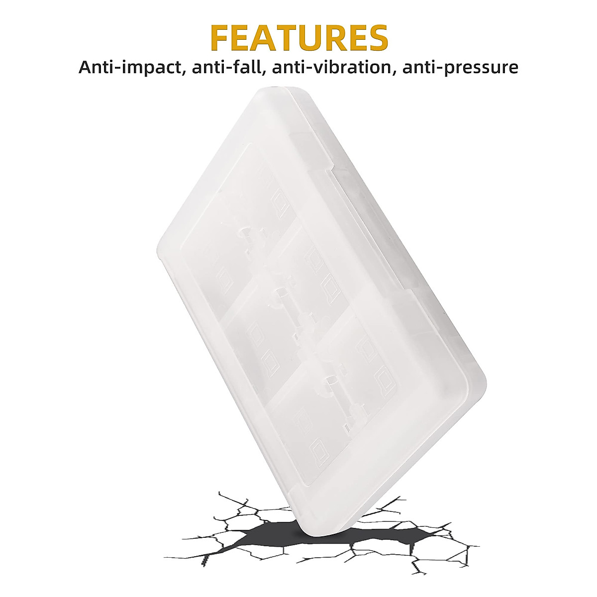 3DS Game Holder Card Case, 28-in-1 Game Holder Card Case Compatible with Nintendo NEW 3DS / NEW 3DS XL / 3DS / 3DS XL / DSi / DSi XL / DS / NEW 2DS /NEW 2DS XL / 2DS/ 2DS XL Catridge Storage Box (White)