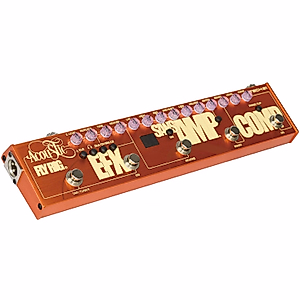 Tech 21 Acoustic Fly Rig Multi-Effects Pedal - Bundled with Dunlop Acoustic Pick Pack, Instrument Cable, Patch Cables and Universal String Winder