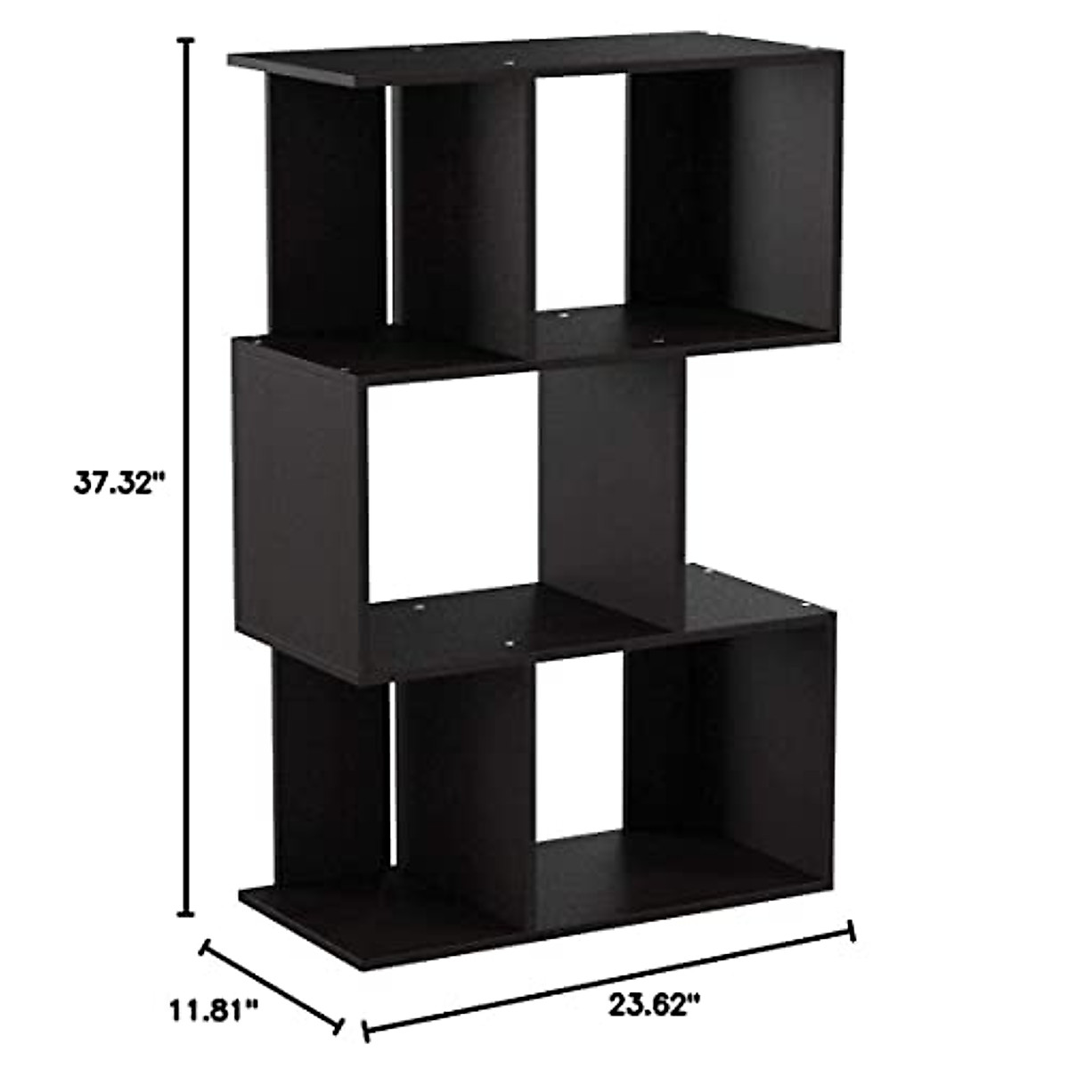 FURINNO Simply Modern 3-Tier Open Book Shelf