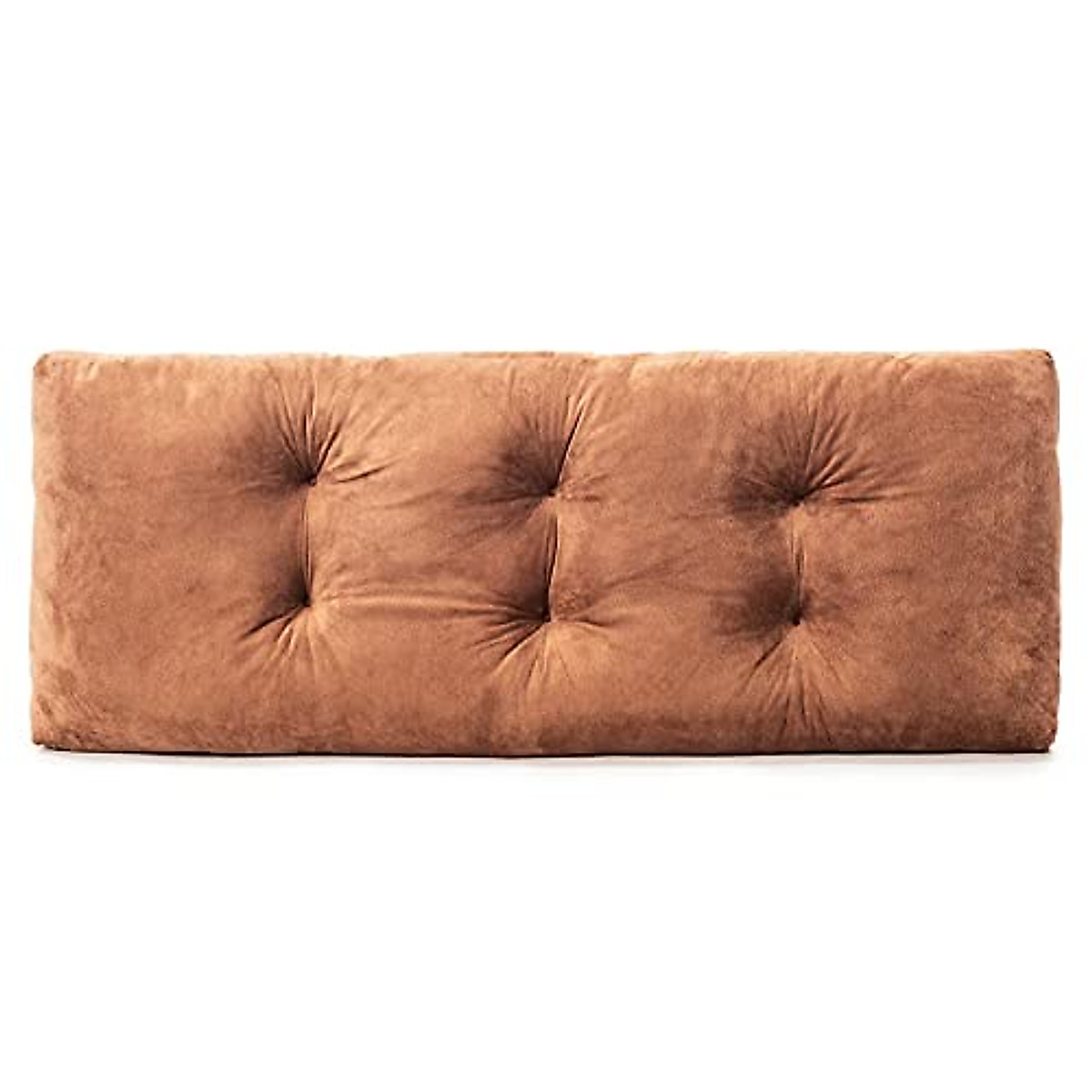 JAMPAYANG Bench Cushion, Non-Slip Tufted Bench Cushions for Swing, Shoe Storage, Window Seat (36"x14", Coffee)