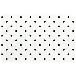 White and Black Polka Dot, Indoor Door Mat Durable Front Door Mats Entryway Rug Non-Slip Absorbent Area Rugs Resist Dirt Rugs for Room Decor, 24"x16"
