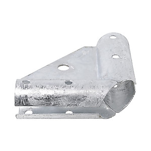 1 5/8" x 1 5/8" Chain Link Fence Gate Corner | Pressed Steel Gate Corner | Gate Elbow | Pack of 4