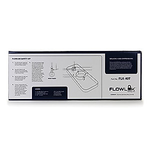 Hydronix FLK-Kit Undersink RO Reverse Osmosis Filtration System Water Leak Detector Safety Valve Kit with Tray