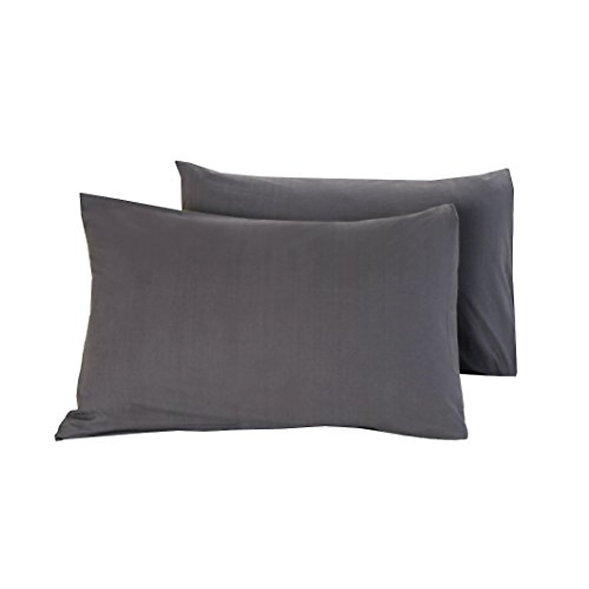 Colourful Snail 100-Percent Natural Washed Cotton Duvet Cover Set, Ultra Soft and Easy Care, Fade Resistant, Queen/Full, Dark Grey