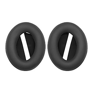 kwmobile TPU Silicone Covers Compatible with Bose Noise Cancelling 700 / NC700 (Set of 2) - Headphone Cover - Black