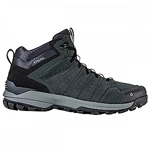 Oboz Sypes Mid Leather B-Dry Hiking Shoe - Men's Dark Shadow 11