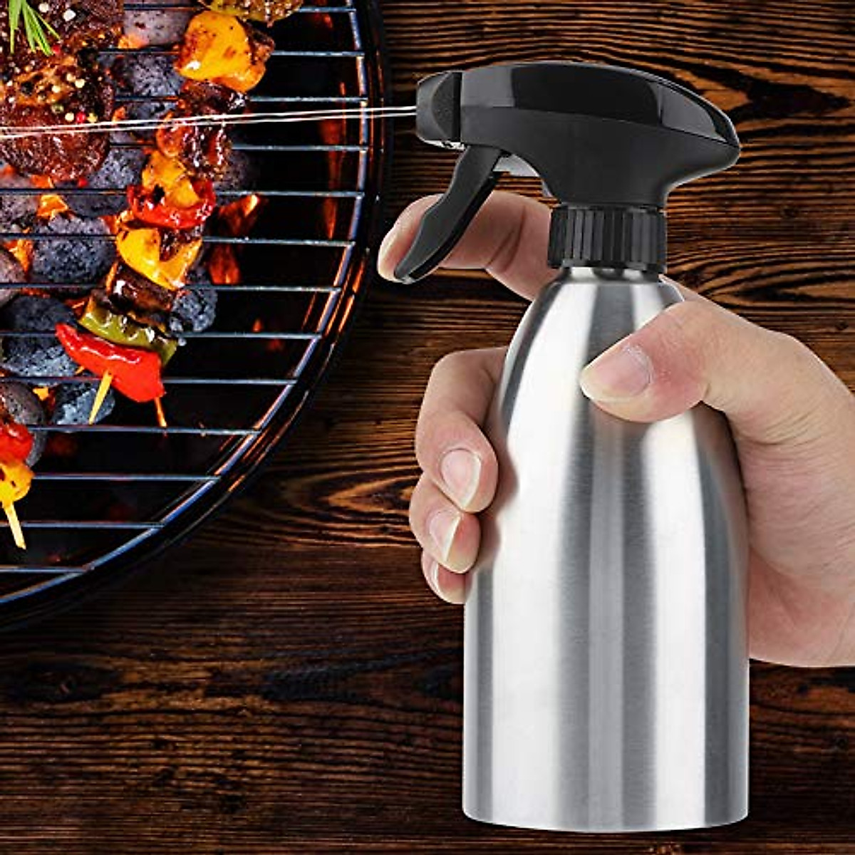 Bbq Spray Bottle For Smoking Barbecue Oil Sprayer Bbq Spritzer Bottle For Smoking,Barbecue Oil Sprayer,Stainless Steel Portable Bottle for Kitchen Outdoor BBQ Cooking Tool