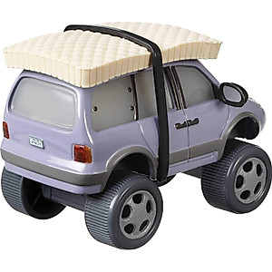 Disney Cars Toys Pixar Cars Die-Cast Oversized Leroy Traffik with Snow Tires Vehicle, Collectible Toy Truck Gifts for Kids Age 3 and Older, Multi