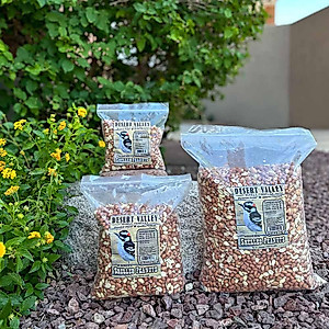 Desert Valley Premium Shelled Peanuts - Wild Bird - Wildlife Food, Squirrels, Cardinals, Jays & More (5-Pounds)