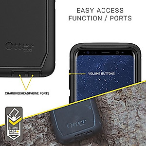 OtterBox DEFENDER SERIES Case & Holster for Samsung Galaxy S8 - Black