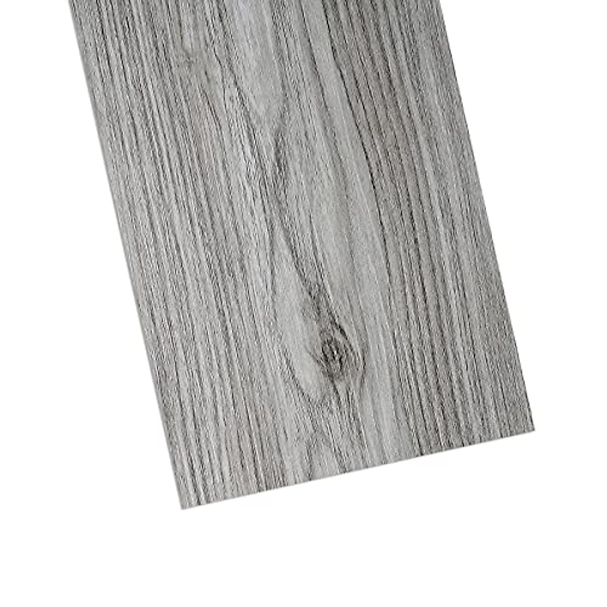 Livelynine 4-Tiles 6X36 Natural Grey Wood Vinyl Flooring Waterproof Peel and Stick Floor Tile Wood Look Vinyl Plank Flooring Removable Laminate Flooring Planks Tiles for Bathroom Kitchen Floors