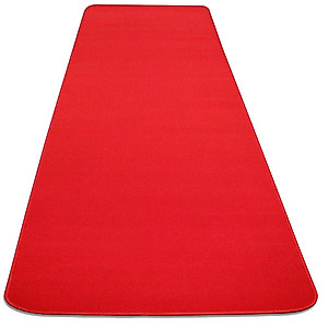 House, Home and More Red Carpet Aisle Runner - 3 Feet x 10 Feet