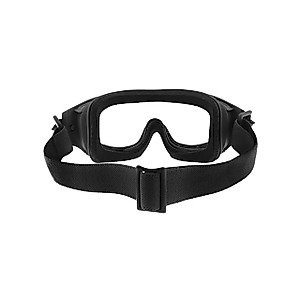 Wiley X Spear Goggle Sunglasses, ANSI Z87 Safety Ballistic Rated Goggles for Men and Women, UV Eye Protection for Shooting and Tactical, Matte Black Frame, Smoke Grey and Clear Changeable Lenses