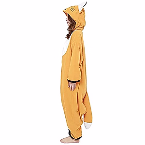 SAZAC Fox Kigurumi - Onesie Jumpsuit Halloween Costume