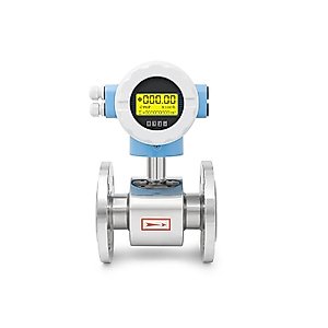 Industrial Digital Flow Meter Sensor High Accuracy Flange Link Standard Pipeline Electromagnetic Flowmeter (Color : DN-100)
