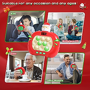 SuperMomo Pop Fidget Kids Games It Toys, Handheld Game for Kids 6-8, Fast Push Bubble Game, Bubble Stress Pop Light Up Game, Mini Games, Birthday Gifts for 8-12 Year Old Boys, Girls, Teens - Xmas