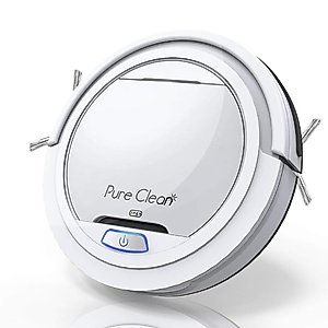 SereneLife Robot Vacuum Cleaner - Upgraded Lithium Battery 90 Min Run Time - Automatic Bot Self Detects Stairs Pet Hair Allergies Friendly Home Cleaning for Carpet Hardwood Floor-PUCRC25 V3