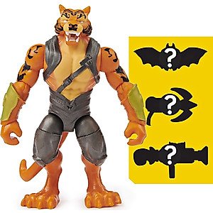 BATMAN 4-inch and Bronze Tiger Action Figures with 6 Mystery Accessories