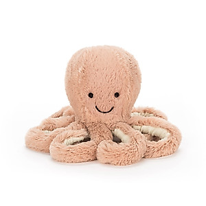 Jellycat Odell Octopus Stuffed Animal, Tiny 5.5 inches | Ocean and Sea Plush Toy | Classic Children's Gift