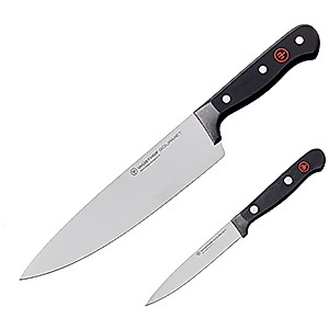 WÜSTHOF Gourmet 2-Piece Chef's Knife Set,Black