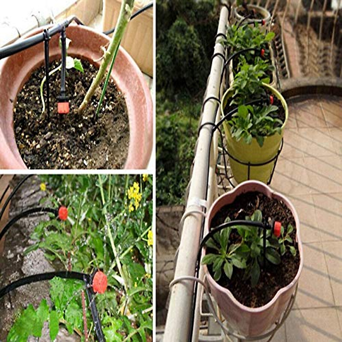 Koleso 15m 4/7mm DIY Micro Drip Irrigation System Garden Water Kits Garden Supplies Garden Irrigation System Water Cooling Equipment