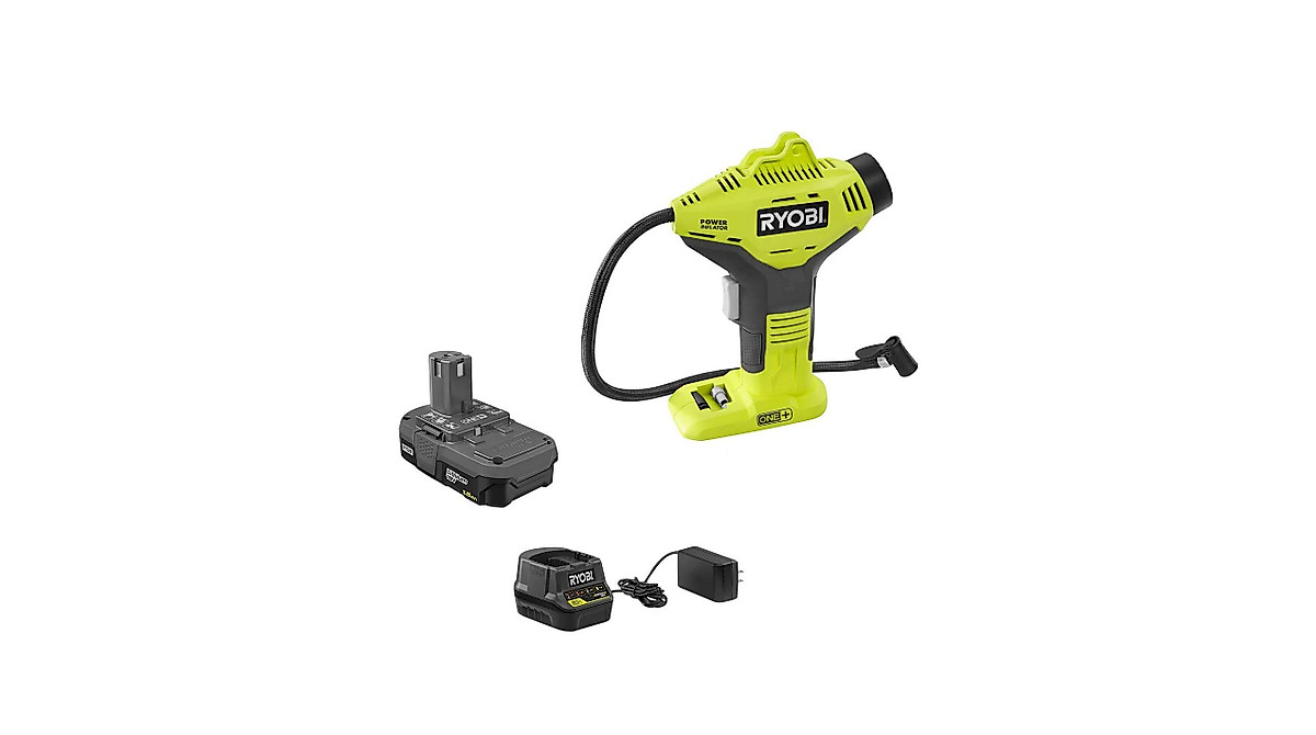Ryobi 18V ONE+ Power Inflator Kit - Efficient & Portable