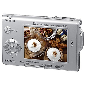 Sony Cybershot DSCT7 5.1MP Digital Camera with 3x Optical Zoom