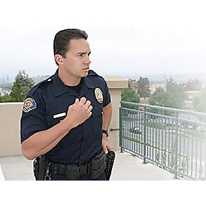 Radio Earpiece, Compatible with Harris XG-100 XG-100P XL-185 XL-185P XL-185Pi XL-200 XL-200P and XL-200Pi, EP1348QR-PTT Quick Release Hawk Lapel Police Mic, Includes Exclusive Accessory Pack