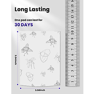 YISSVIC Fruit Fly Sticky Traps 5PCS Gnat Traps Bug Traps Gnat Killer for Indoor Outdoor House Kitchen Mosquitos Flying Insects