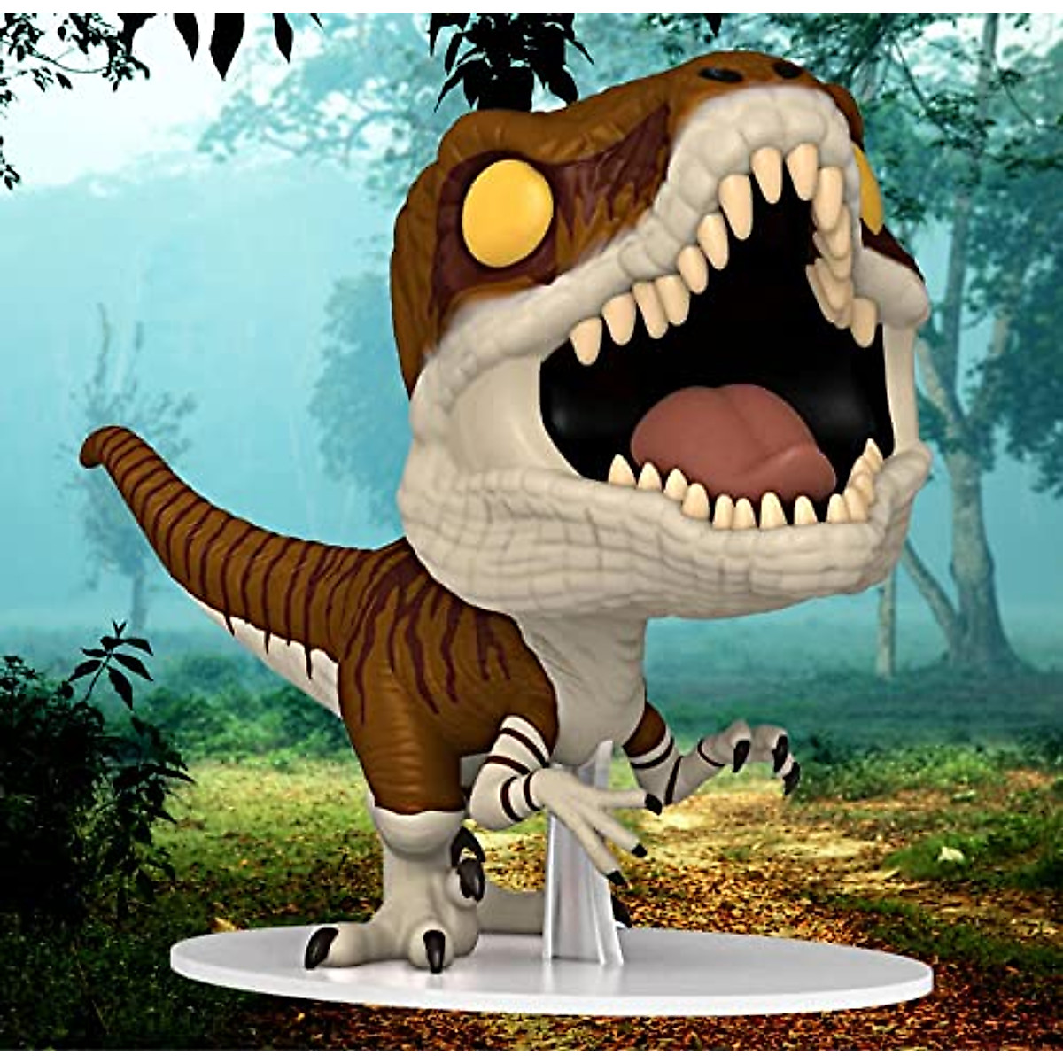 POP Jurassic World Dominion - Atrociraptor (Tiger) #1218 Specialty Series Funko Vinyl Figure (Bundled with Compatible Box Protector Case), Multicolor, 3.75 inches